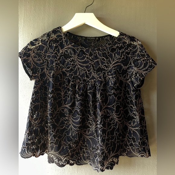 Zara | Tops | Zara Basic Collection Side S | Poshmark